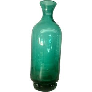 BLENKO | Dining | Blenko 445d Glass Decanter 948 Emerald Green Rosettes ...
